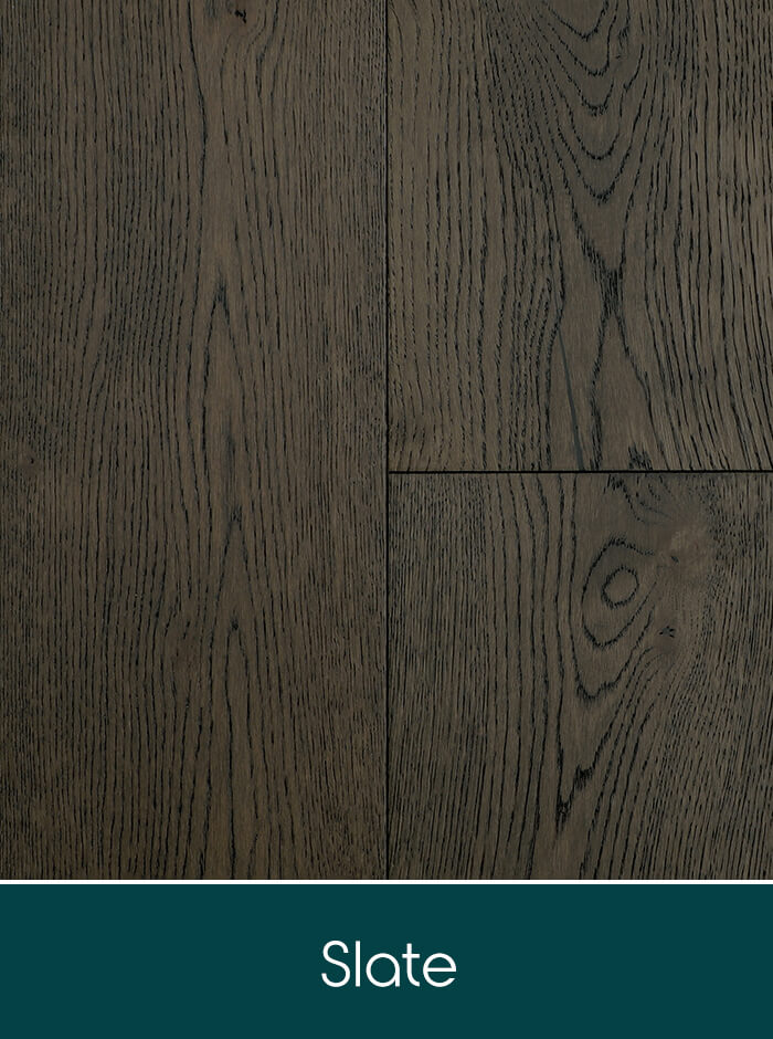Resistance Oak Engineered Flooring (Slate) - Abbey Timber