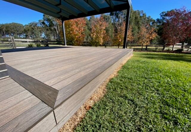 Walnut Composite Decking - Abbey Timber
