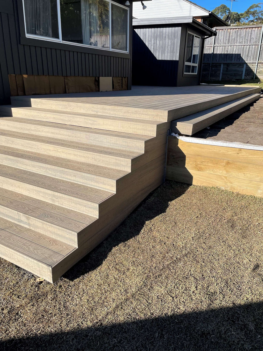 Modern Deck Composite Decking - Abbey Timber